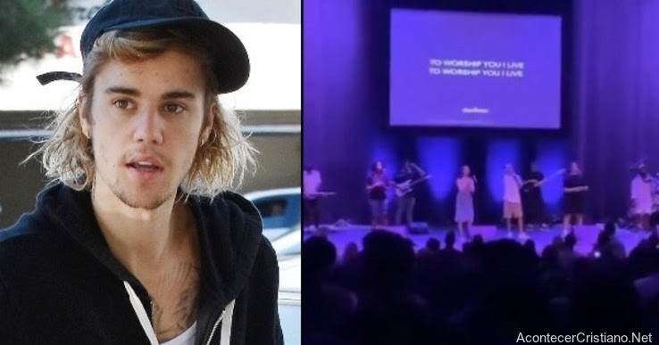 Justin Bieber canta alabanza en iglesia y sorprende a sus miles de seguidores (VIDEO ...