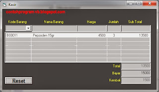 Contoh Program Visual Basic | Tutorial Belajar VB