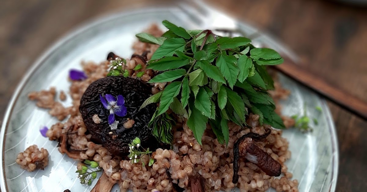 Елда с шийтаке и седмолист - Buckwheat with Shiitake and Ground Elder