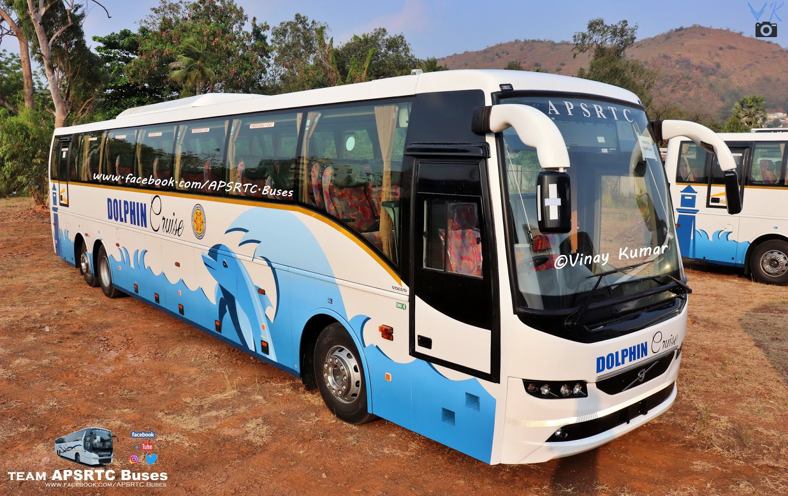APSRTC DOLPHIN CRUISE BUS | VOLVO B11R 14.5m Multi Axle.