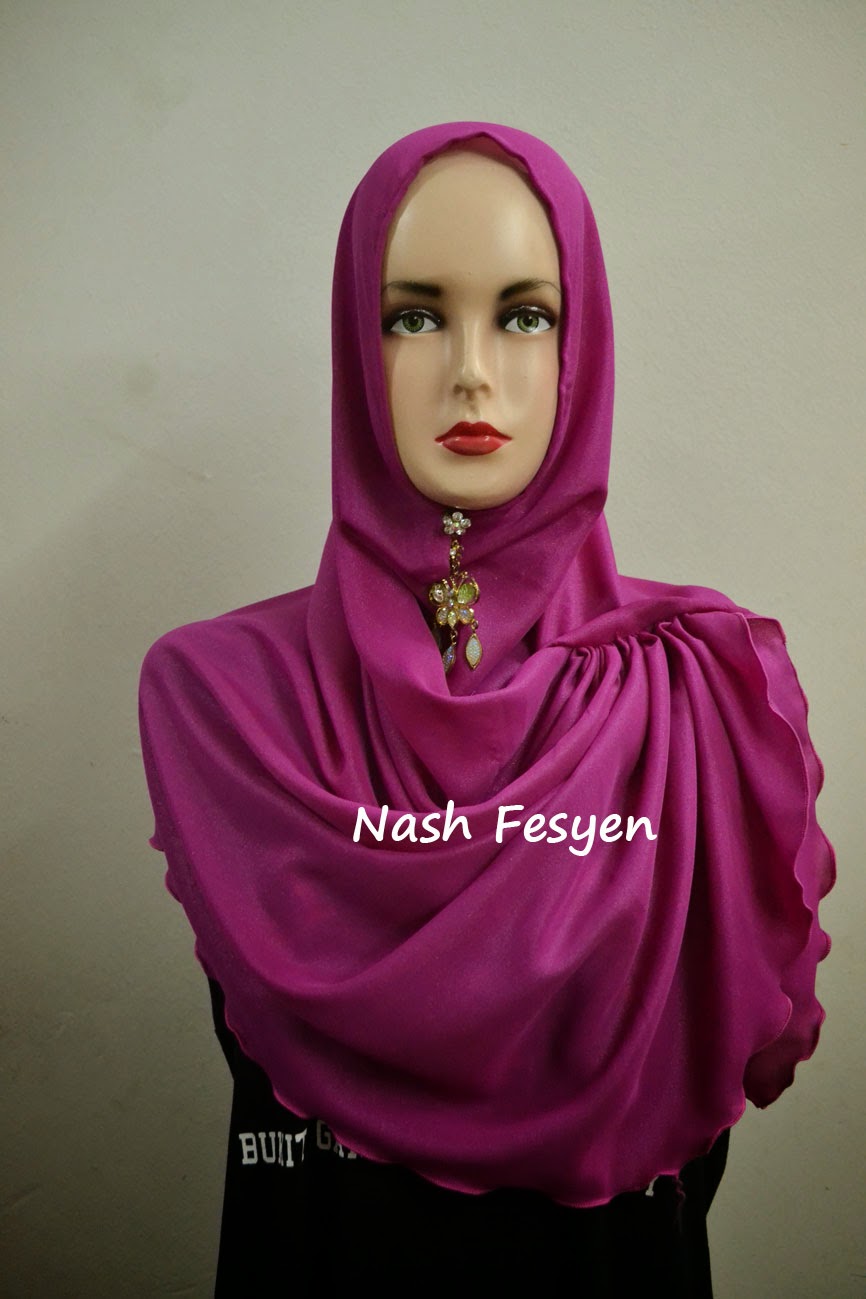 Nash Fesyen: Shawl Kedut Tepi