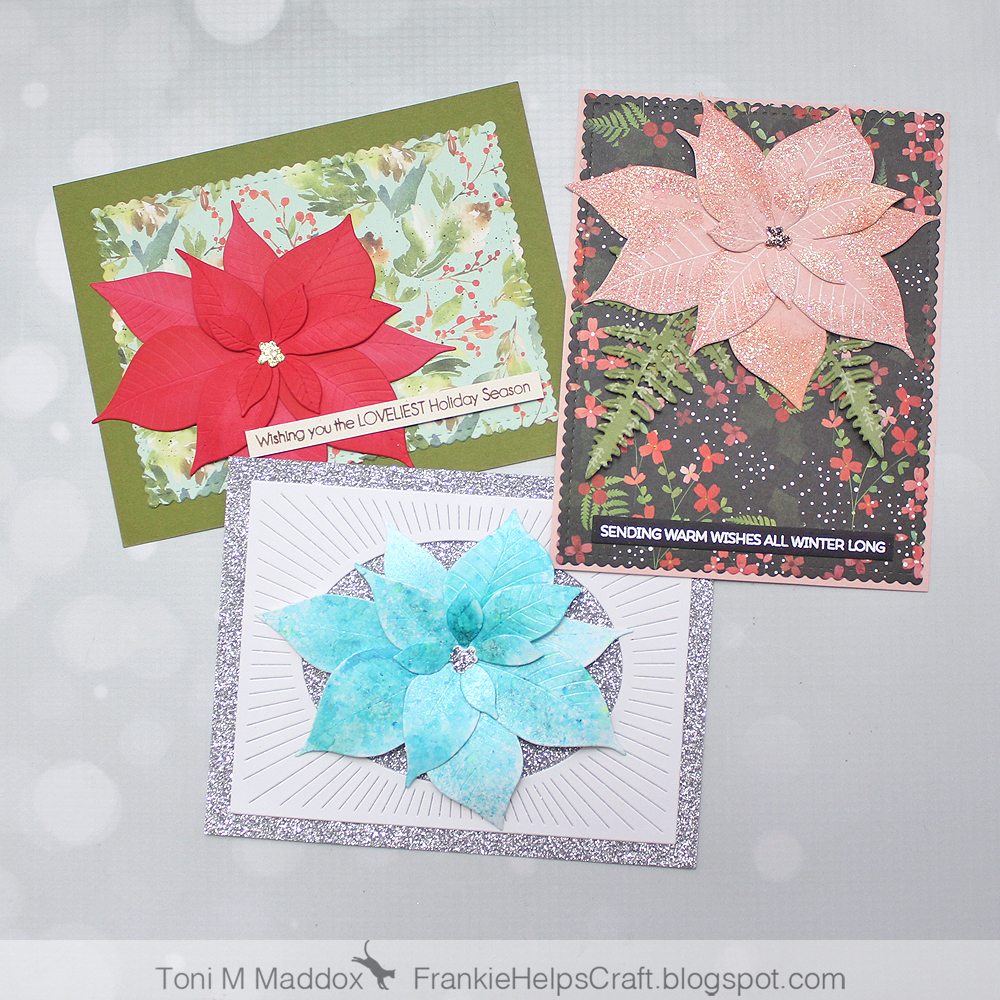 Frankie Helps Craft: Poinsettia Variations