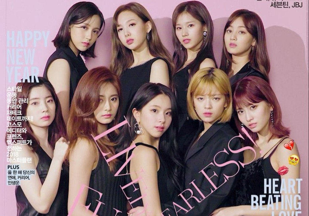 Twice son la portada para la edición Cosmopolitan de enero