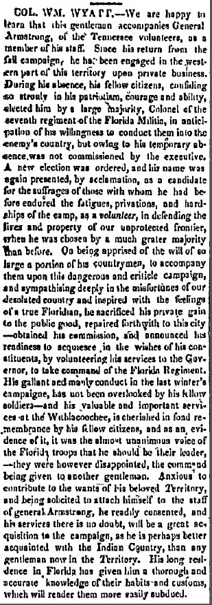 Southern Greens: Colonel William Wyatt