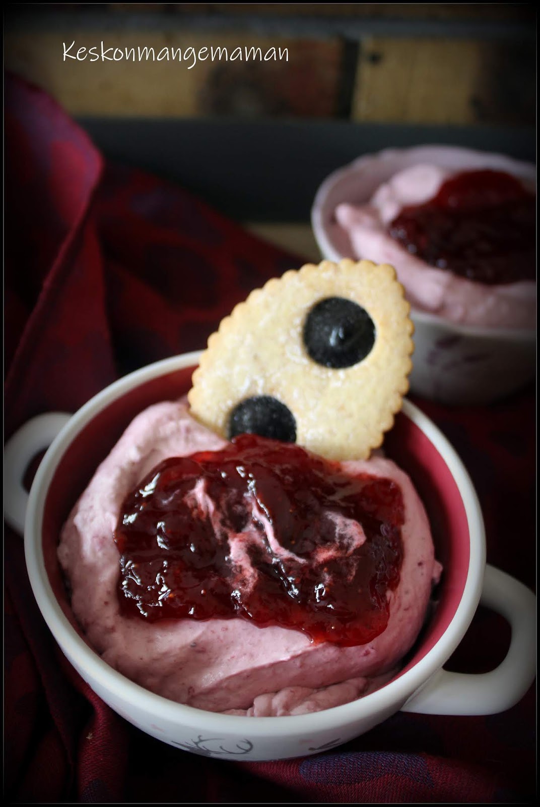 Keskonmangemaman?: Mousses aux fruits rouges super crémeuses pour le FDMD