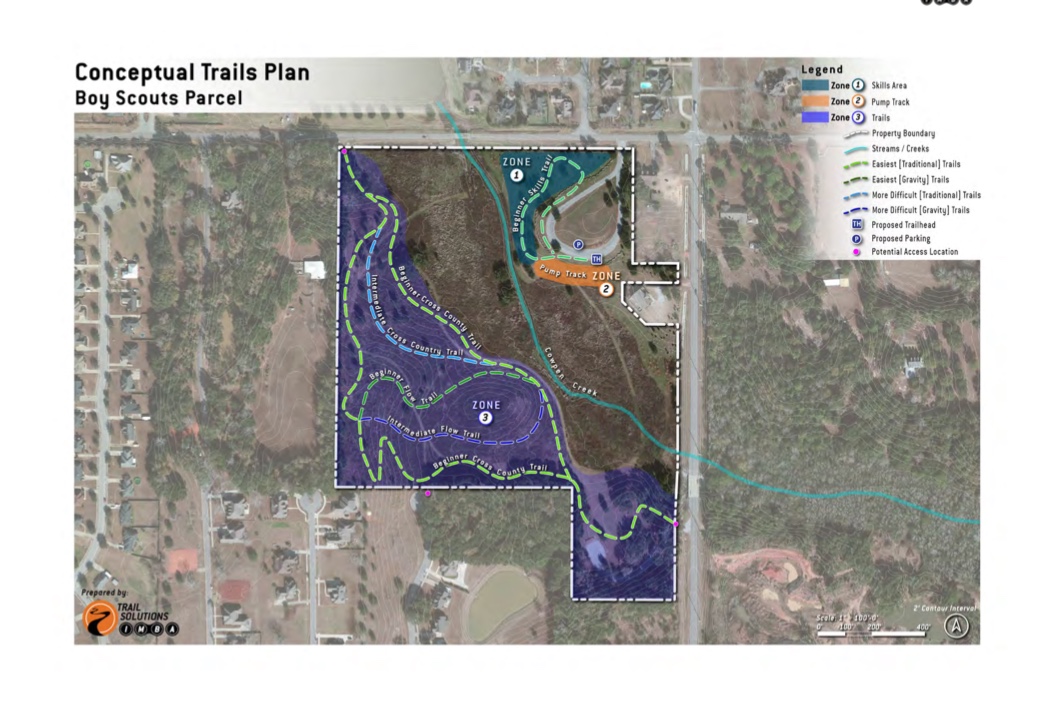 Councilman Presents New Bike Trail Plan For Two City Parks