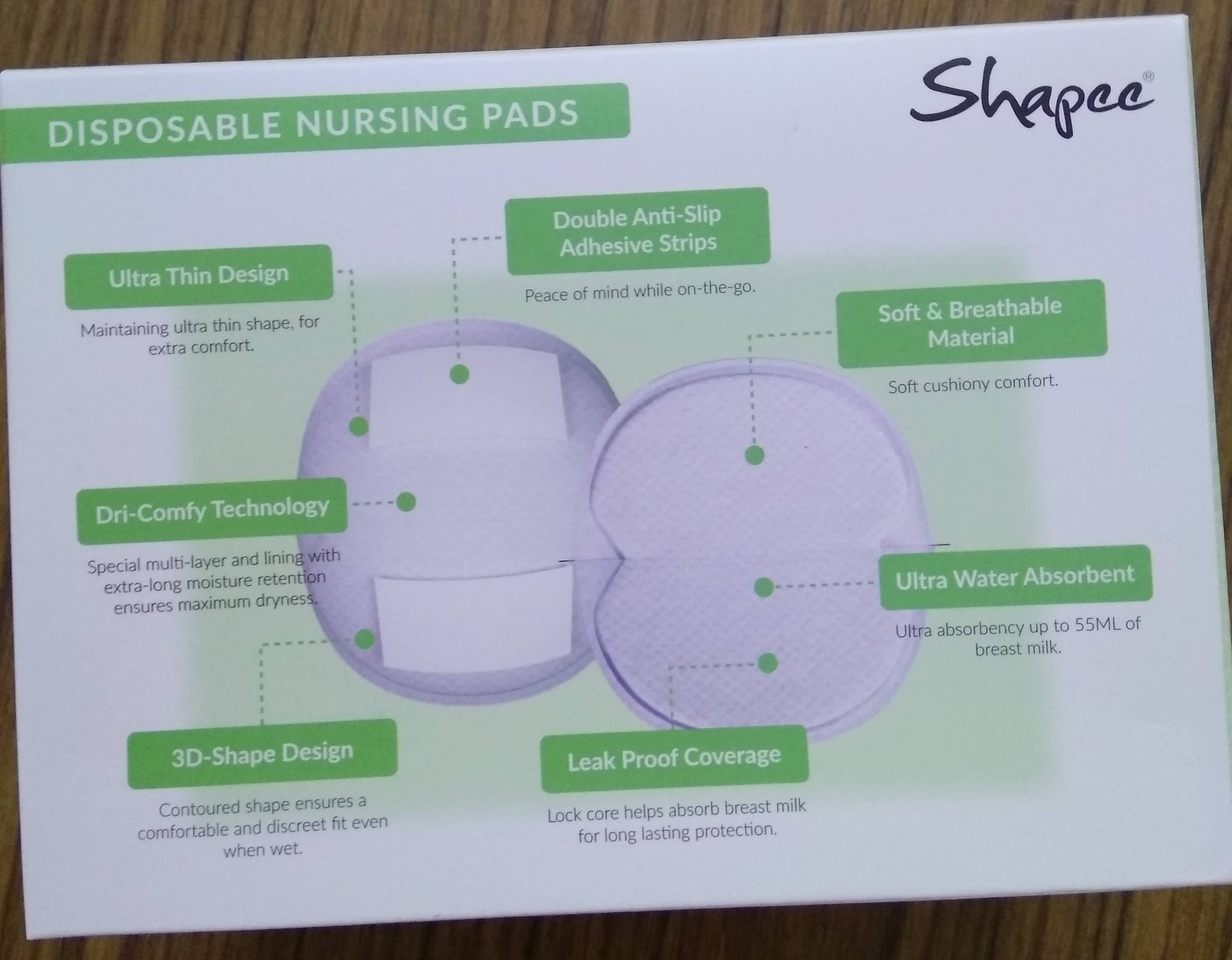 Why Shapee Nursing Bra and Disposable Nursing pad?