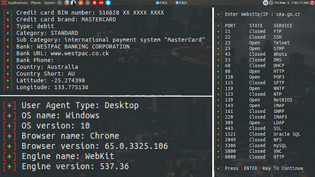 Th3Inspector - Tool for Information Gathering