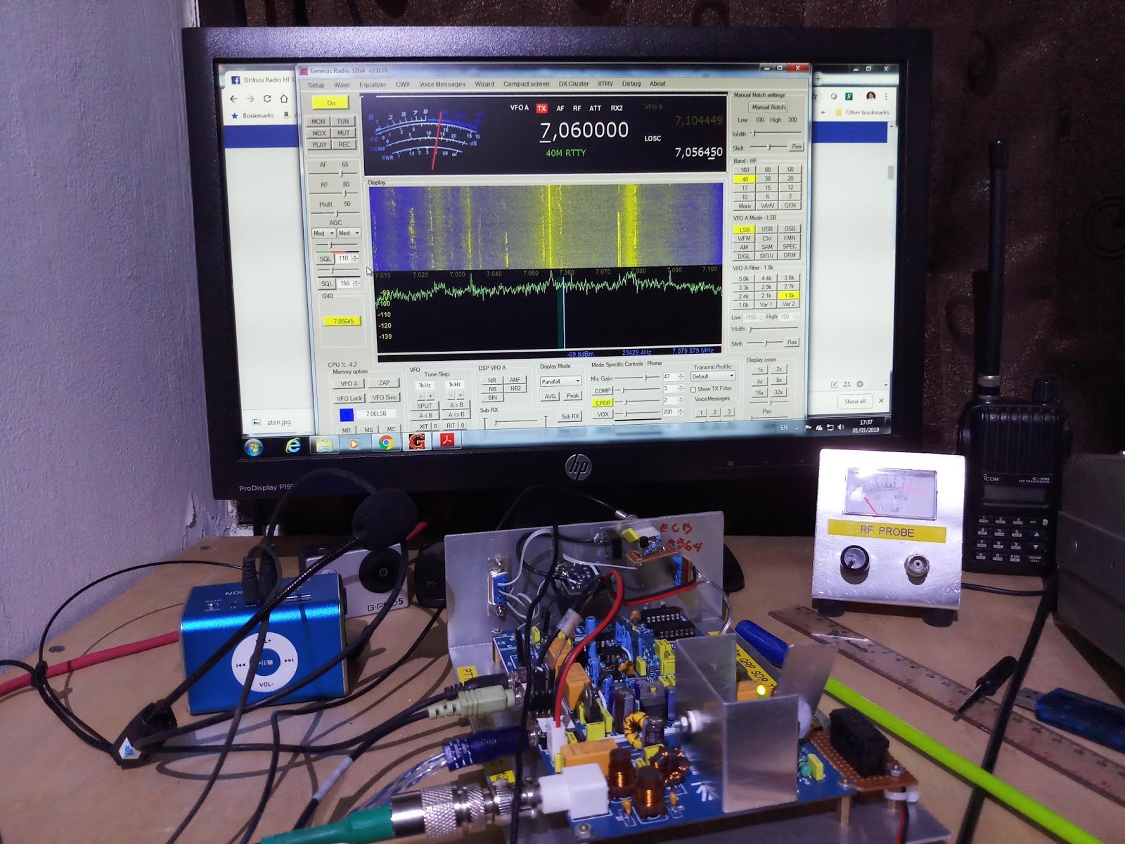 Redy Wibisono - YD3RDW: DIY 40m QRP SDR Transceiver by YD3RDW