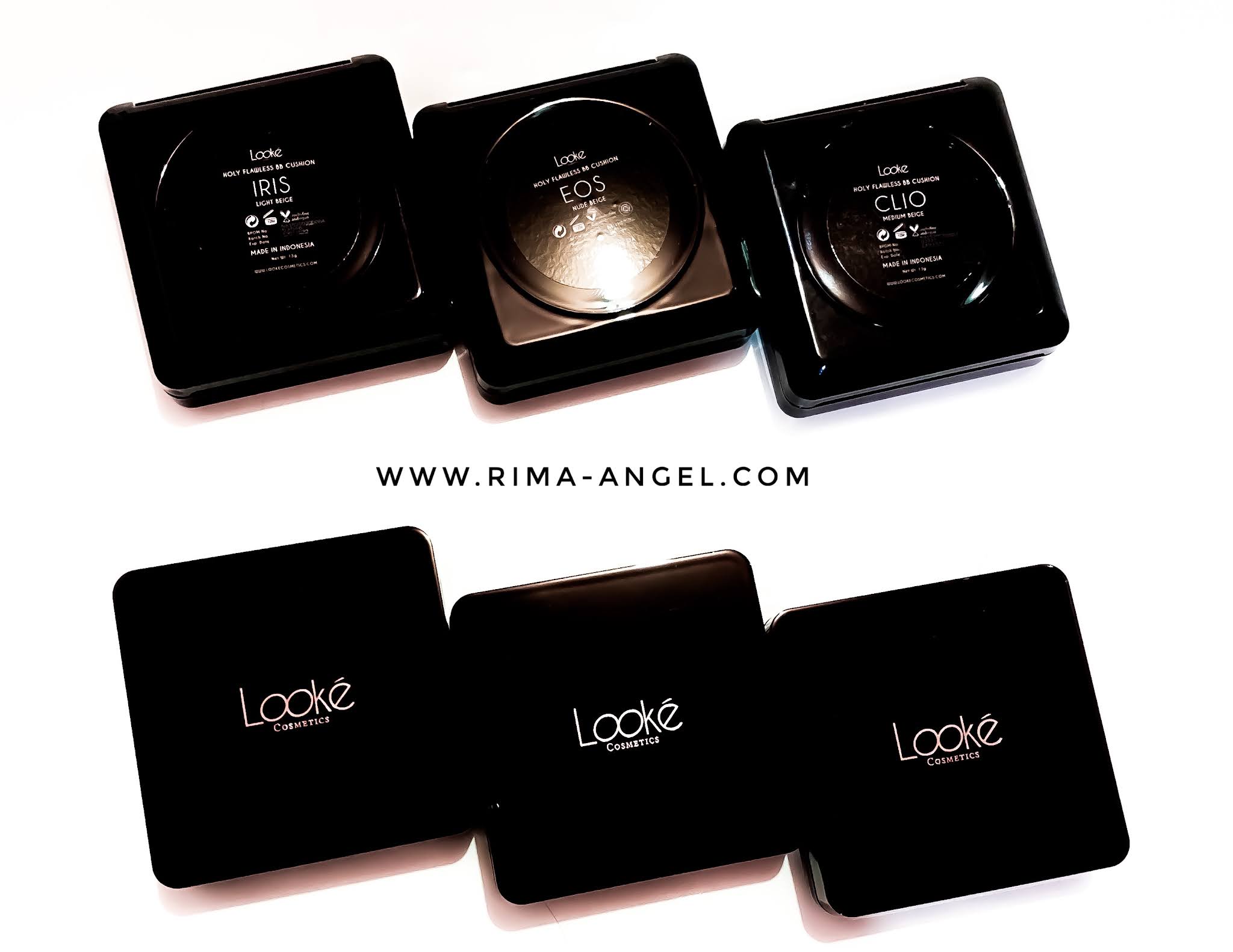 Review Looke Cosmetics Cushion & Loose Powder - All Shade