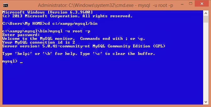 Mengaktifkan MySQL di XAMPP Melalui CMD (Command Prompt) - AIDIMITRA