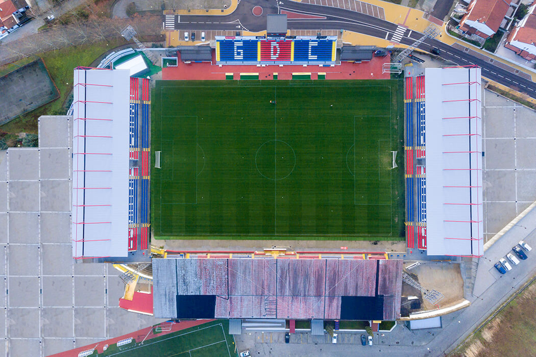 Nova Bancada Topo Norte no Estádio Engº Manuel Branco Teixeira em ...