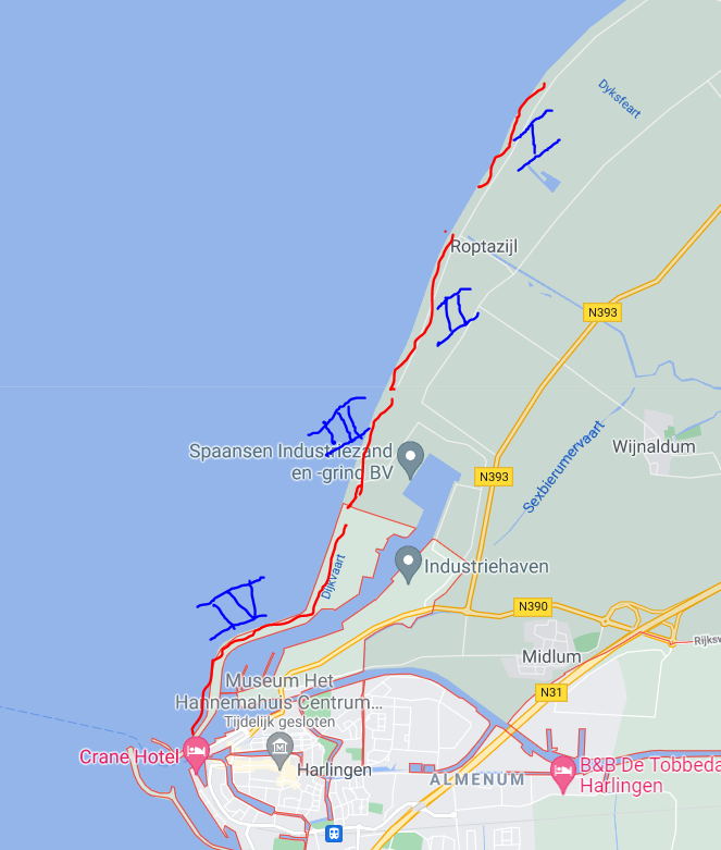 Stek informatie zeevissen rond Harlingen [Puitaal]