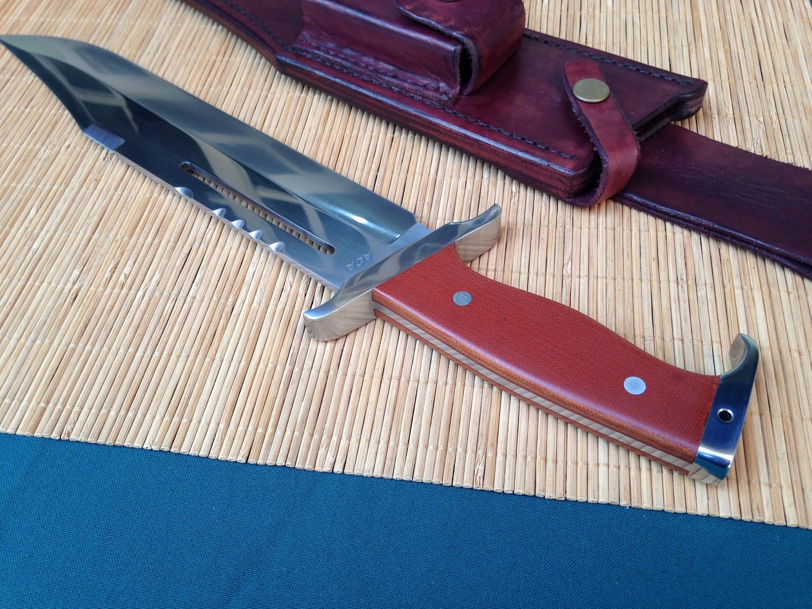 ACA Ariel Facas Artesanais: Rambo 3 bowie knife