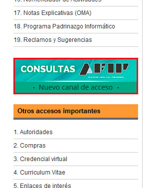Nuevo Consultas Web a AFIP