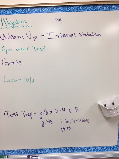 Miss Grandbois' Math Class