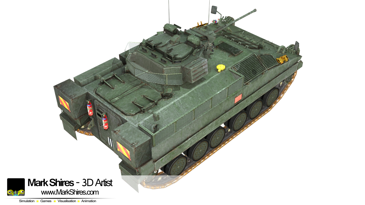 Mark Shires - 3D Artist: Warrior Tank Model