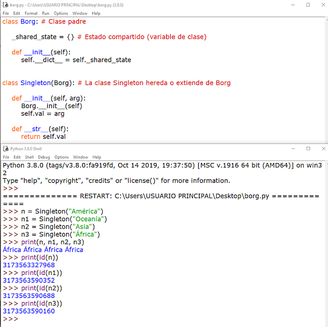 APRENDER A PROGRAMAR CON PYTHON: PATRÓN SINGLETON