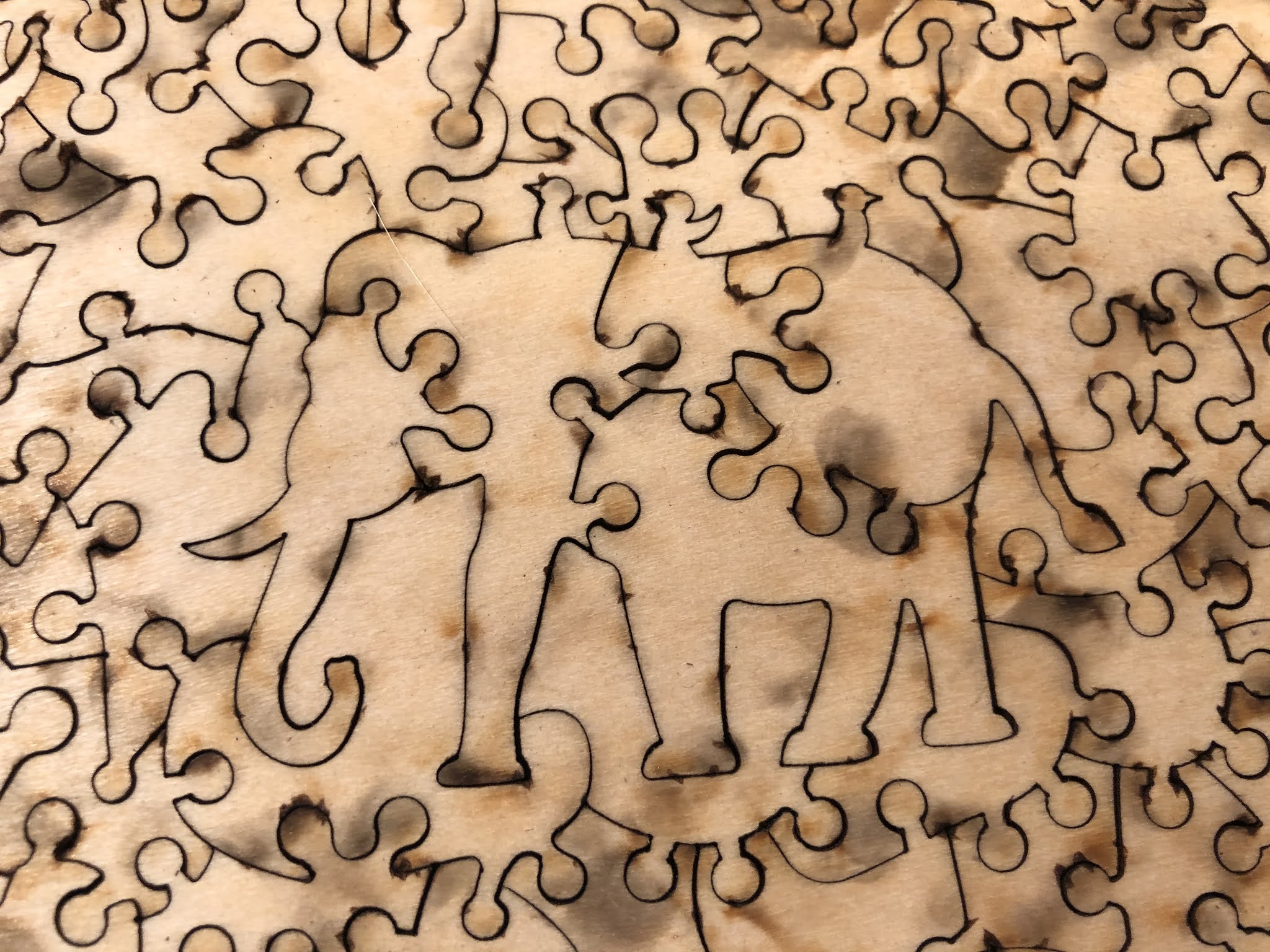 Rebecca's Wooden Jigsaw Puzzles: Elephant