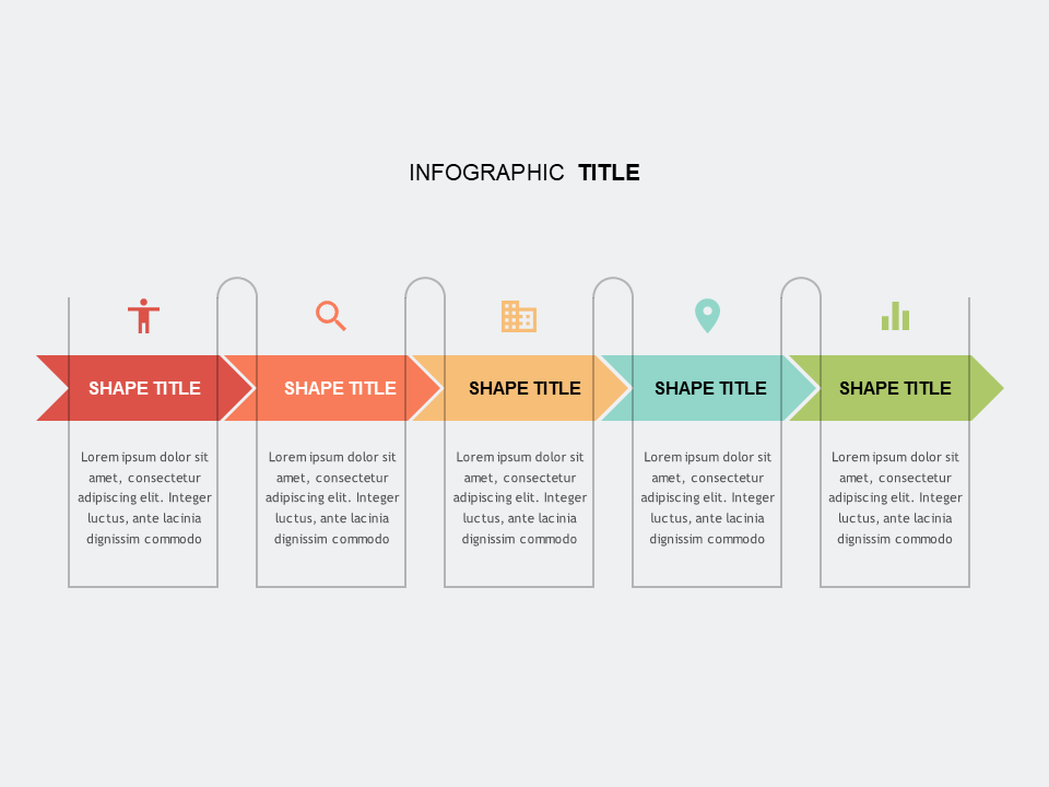Step By Step Overlay Linear PowerPoint Templates - PowerPoint Free