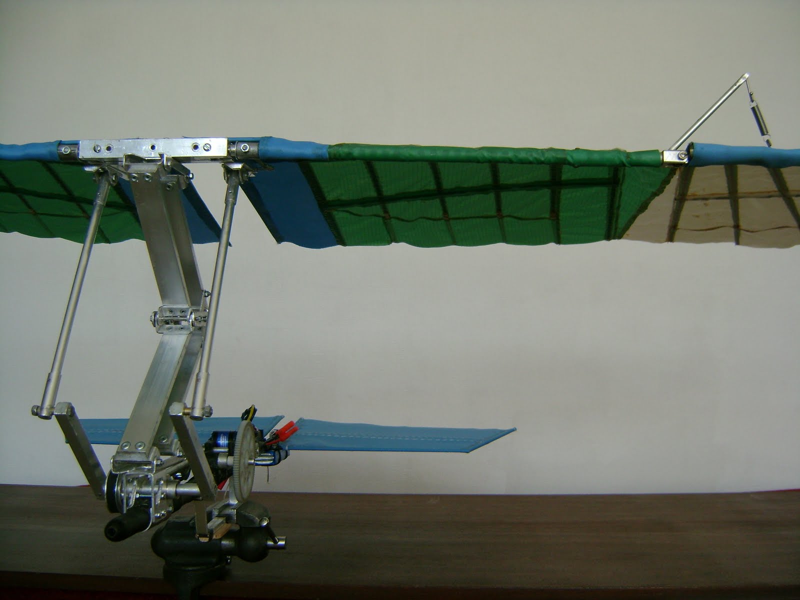Flapping Wing: Ornithoid with passive articulated adaptive wing 2