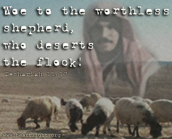 O Mundo Invisível de uma Mulher: You worthless shepherd, deserting the ...