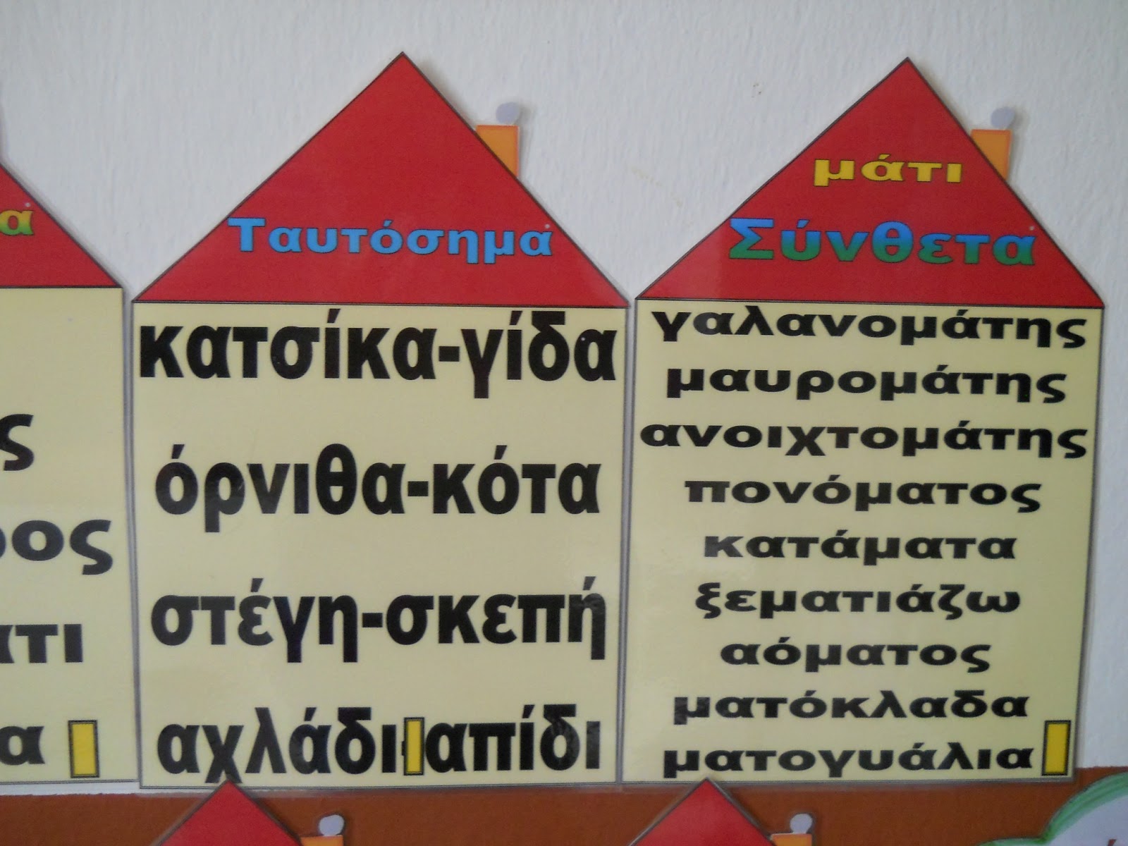 Τα πρωτάκια 1: Αντίθετα-Συνώνυμα-Ταυτόσημα-Σύνθετα-Ομόηχα-Τονικά ...