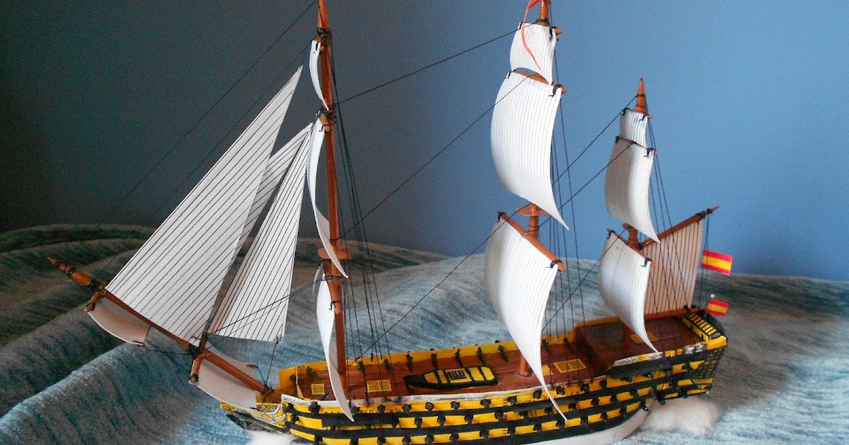 LAS MAQUETAS DE MAMARRO - PAPER MODEL: NAVÍO DE LÍNEA RAYO / SHIP OF ...
