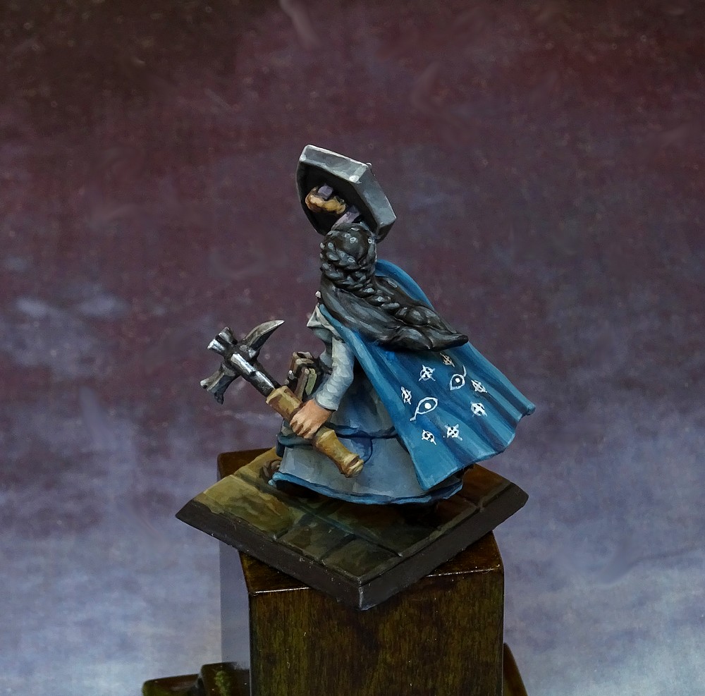 studiopeinture01: Prêtresse / guerrière de Selune - Impression 3D pour ADD