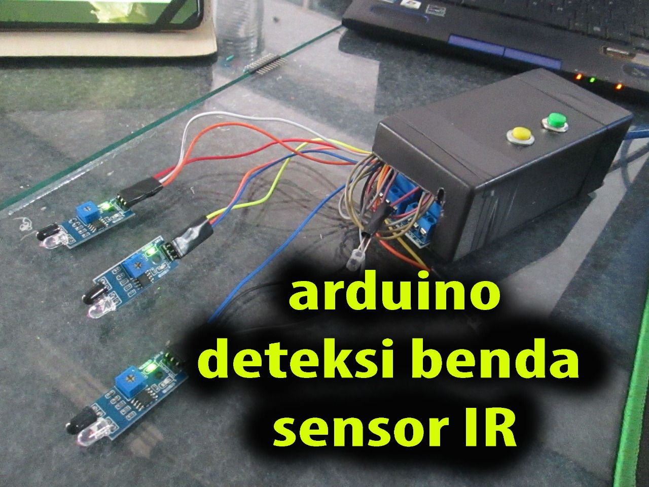 .: Deteksi Benda Menggunakan Sensor Proximity IR Arduino