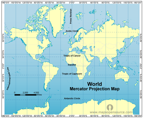 EXAMS AND ME : Mercartor Projection