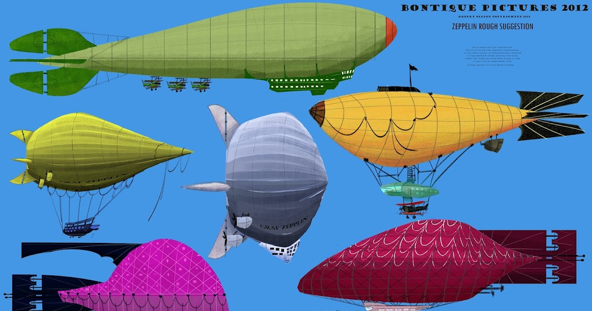 Graphite Dreams: This art was Vis Dev Ideas for Flying dirigible and ...