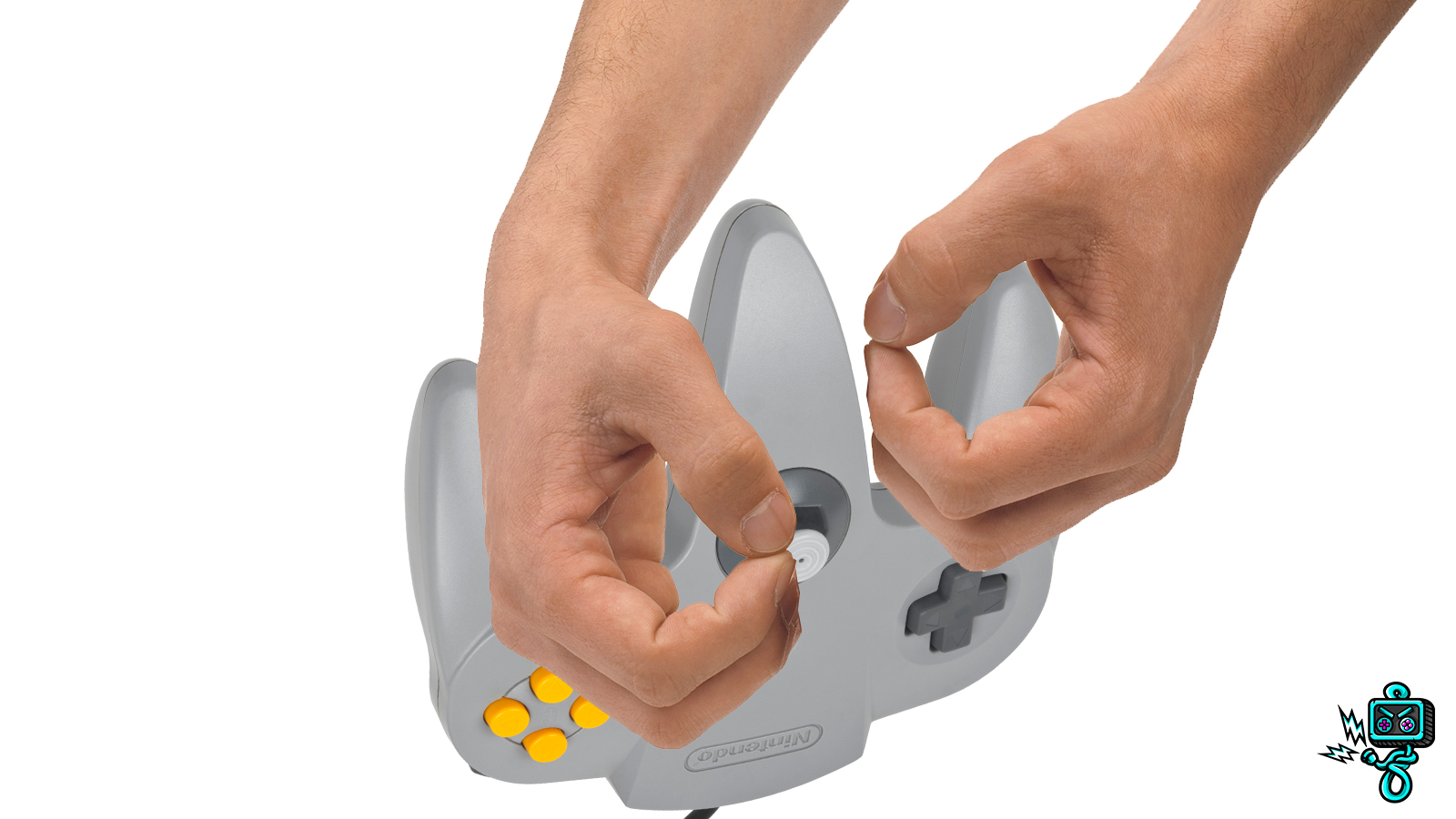 Moron Kicked Out For Holding Nintendo 64 Controller Wrong