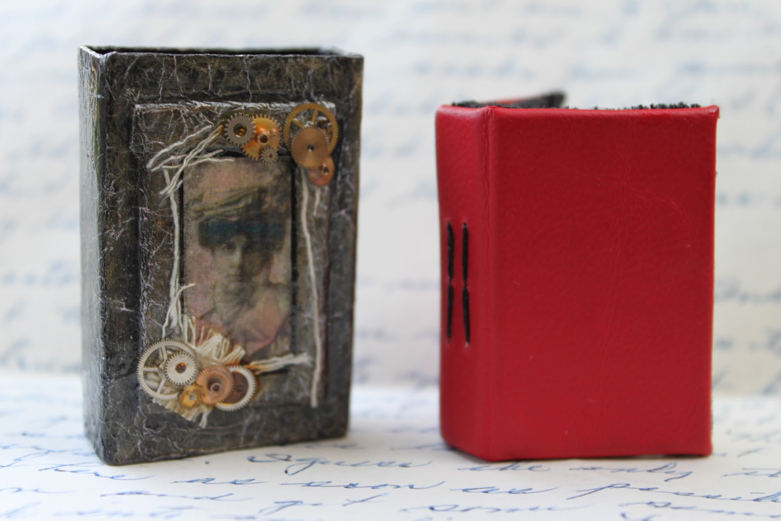 Crafty Bitz : Tutorial - How to make an Altered matchbox book cover ...