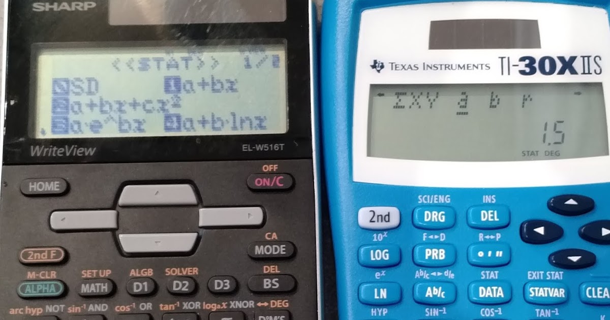 Eddie's Math and Calculator Blog: Expanding Linear Regression