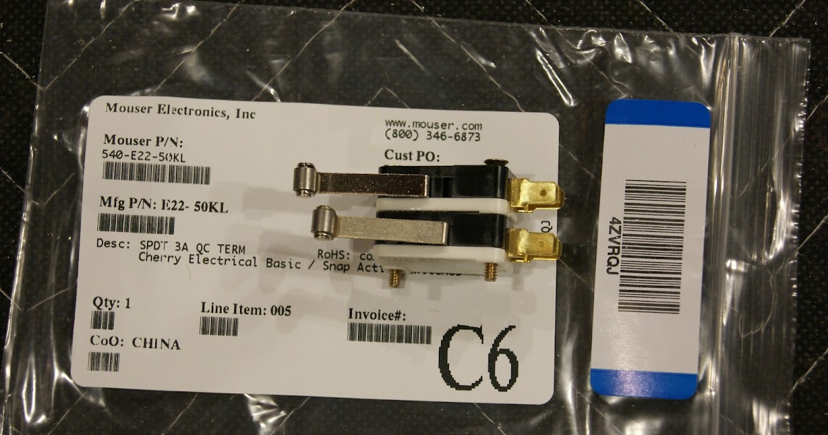 DOG Aviation John's RV-12 Blog: Replacement Stall Warning Micro-Switch