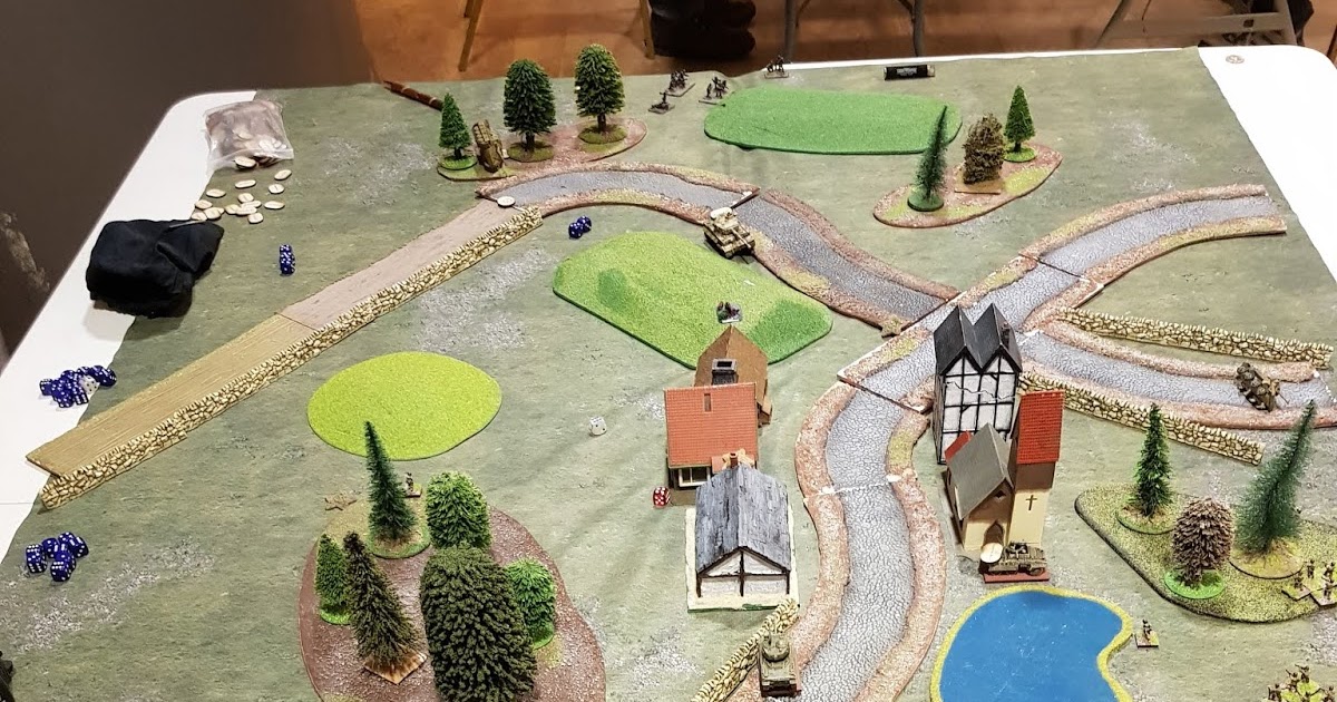 sediment's wargame blog: Thursday night game of BG Wacht am Rhine