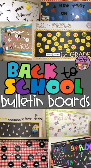 What the Teacher Wants!: Back to School Part 2 {Bulletin Boards}