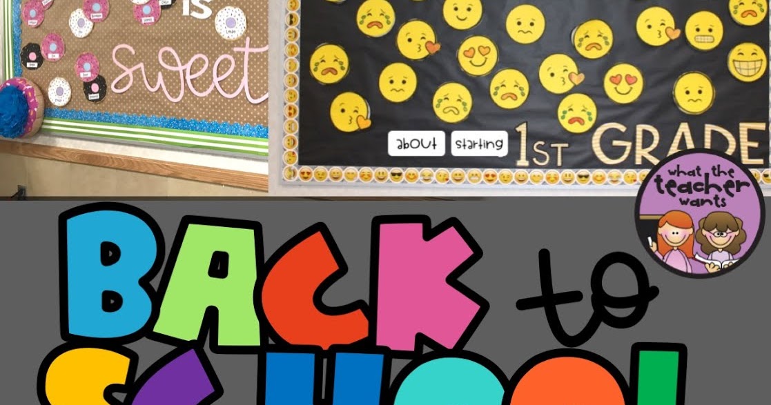 What the Teacher Wants!: Back to School Part 2 {Bulletin Boards}