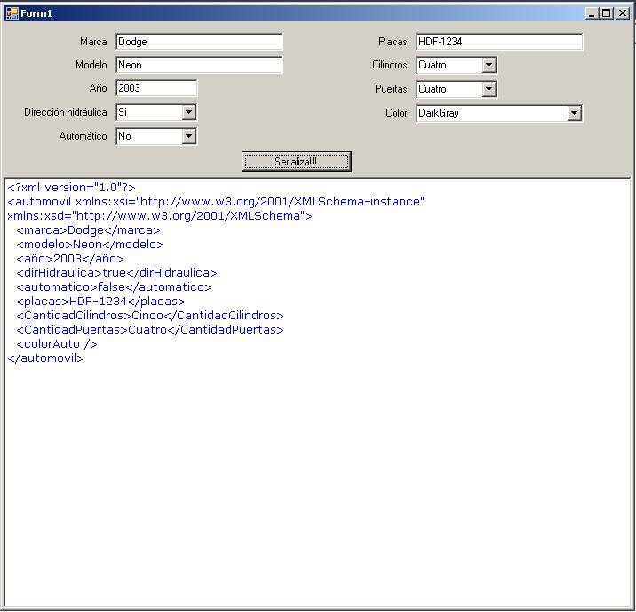 .net platform development - C# & VB: XML serialization with C#