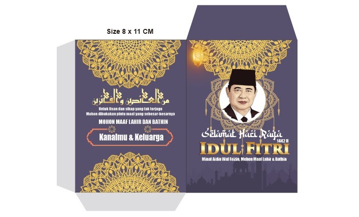 5 Desain template amplop angpao THR lebaran idulfitri format cdr ...