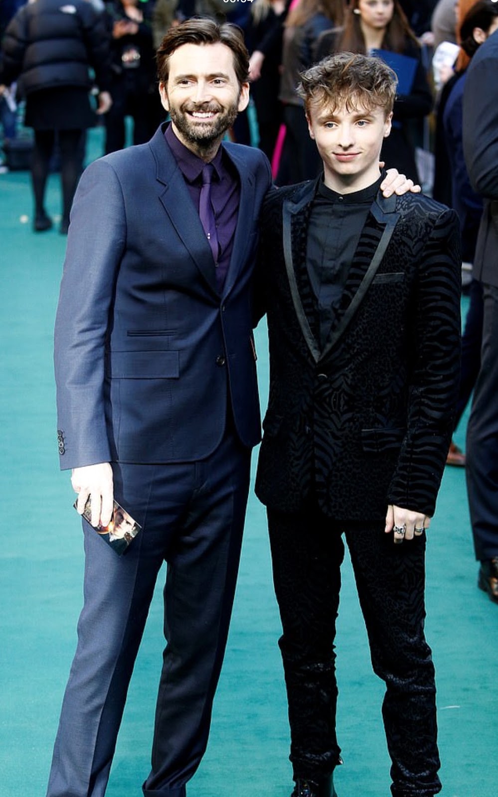 PHOTOS: David Tennant Supports His Son Ty At Tolkien Premiere