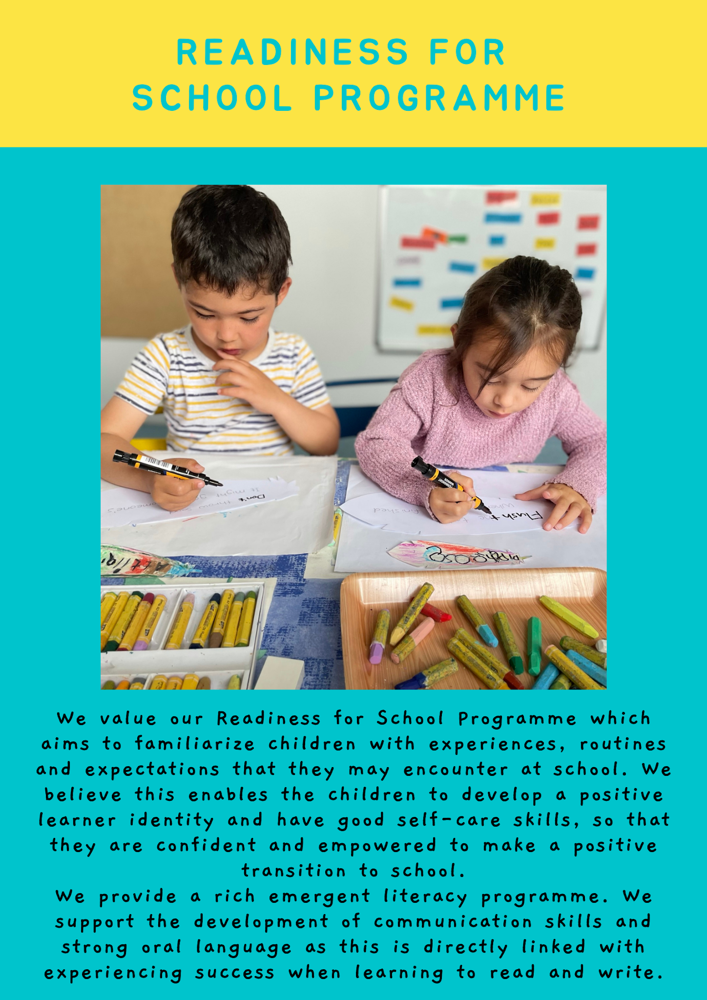 Readiness for School Programme