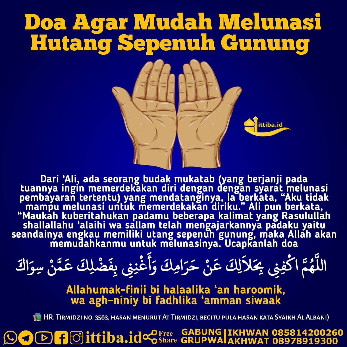 Doa Dimudahkan Melunasi Hutang - Perumperindo.co.id