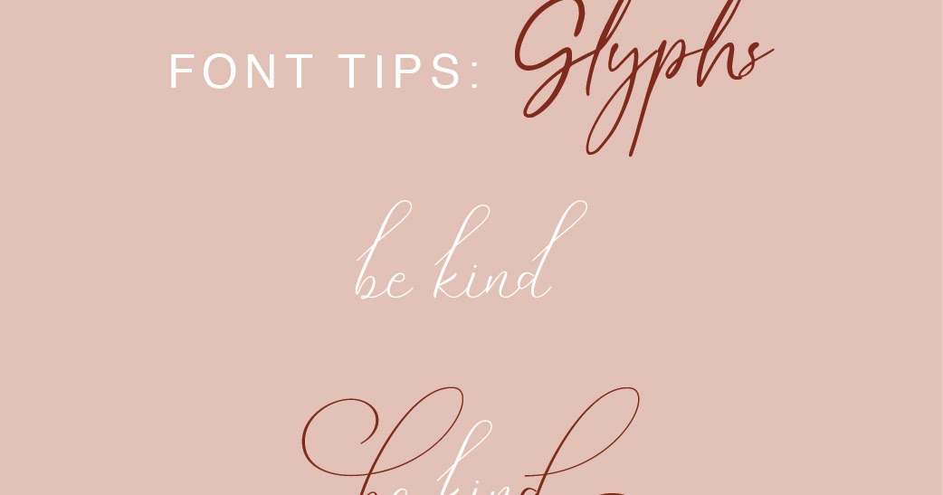 Font Tips: How to Easily Access and Use Glyphs with Various Apps on Mac