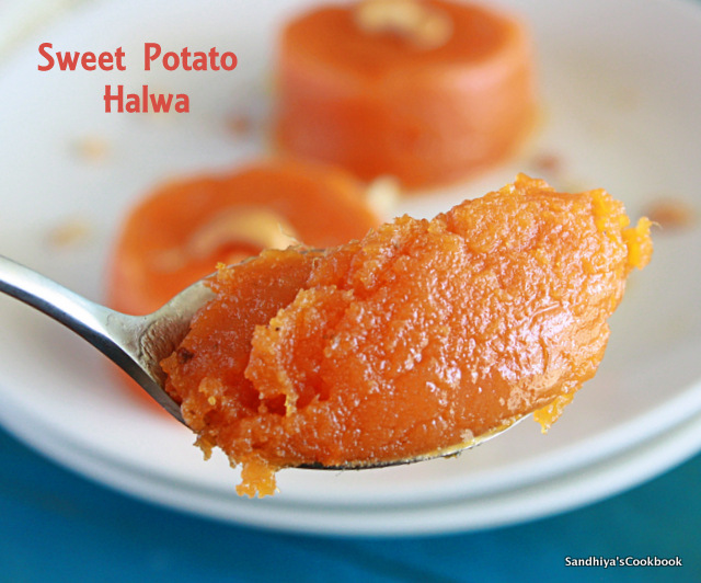 Sandhiya's Cookbook: Sweet Potato Halwa | Sakkaravalli Kizhangu Halwa ...