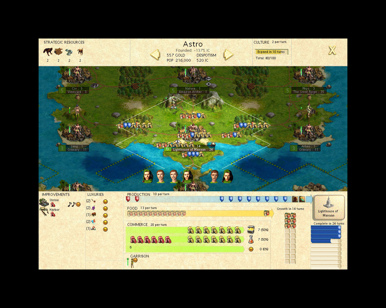 The Best Games Ever: City Screen | Civ 3 | Warhammer Fantasy Mod