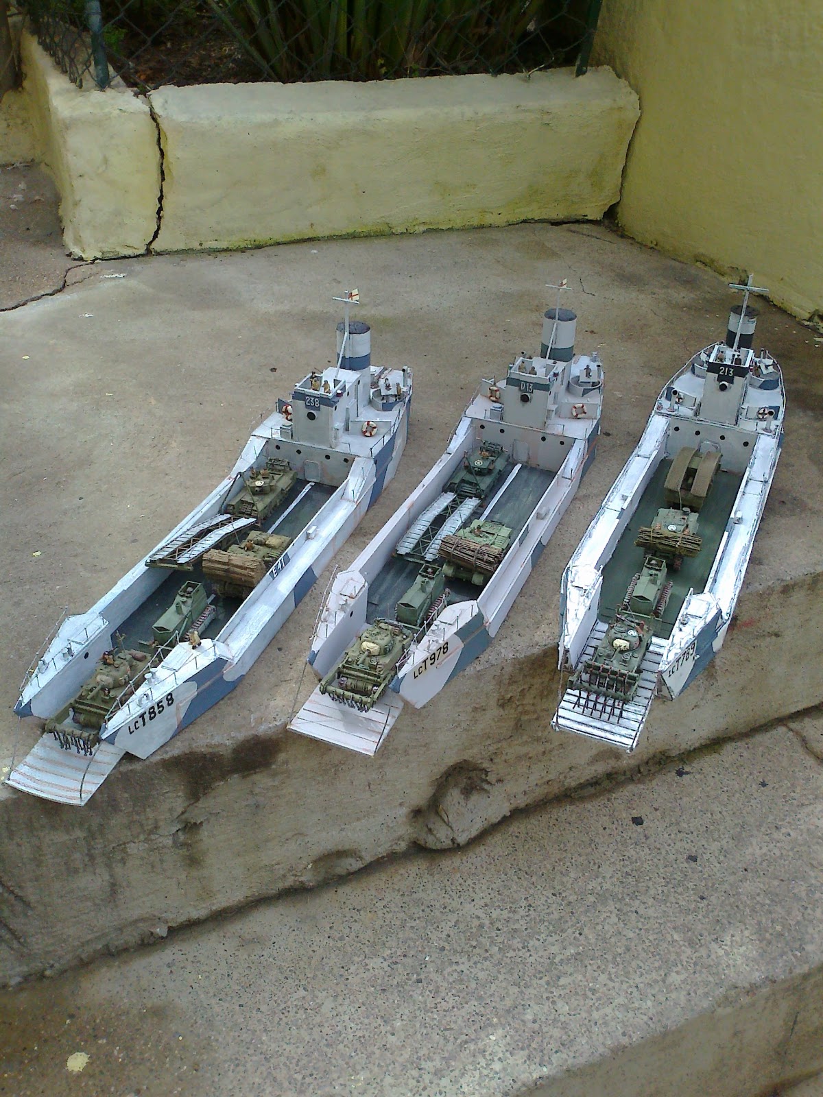 jp wargaming place: Rapid Fire! 1/72nd scale LCT 4, Normandy Landings ...