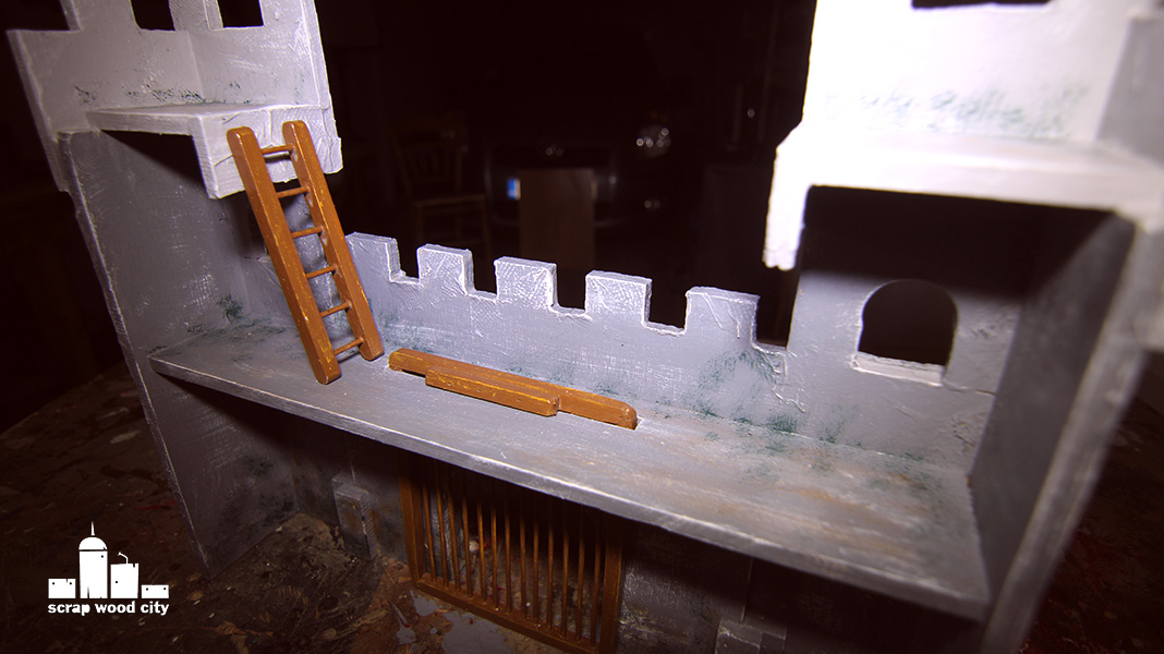 scrap wood city: How to make a wooden toy castle