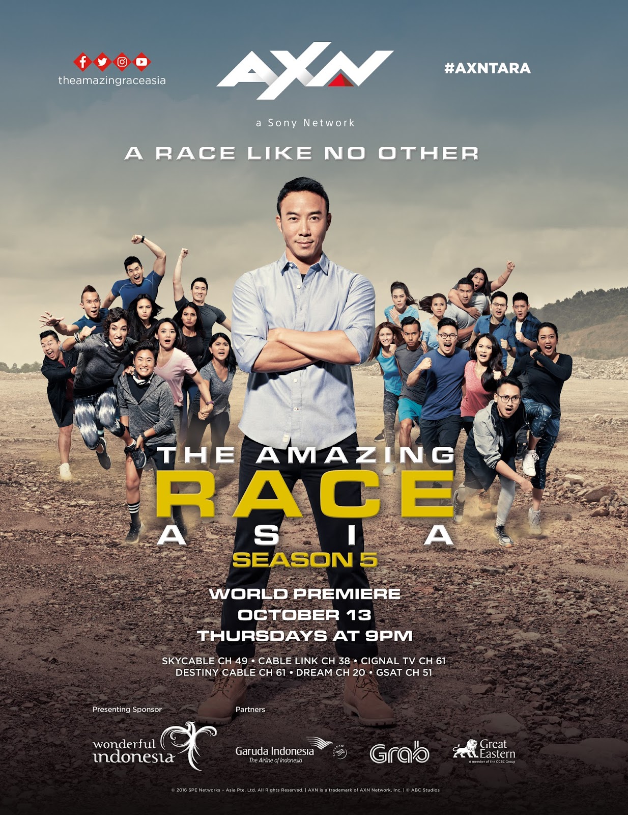 AXN Announces World Premiere Date for The Amazing Race Asia Season 5 on ...
